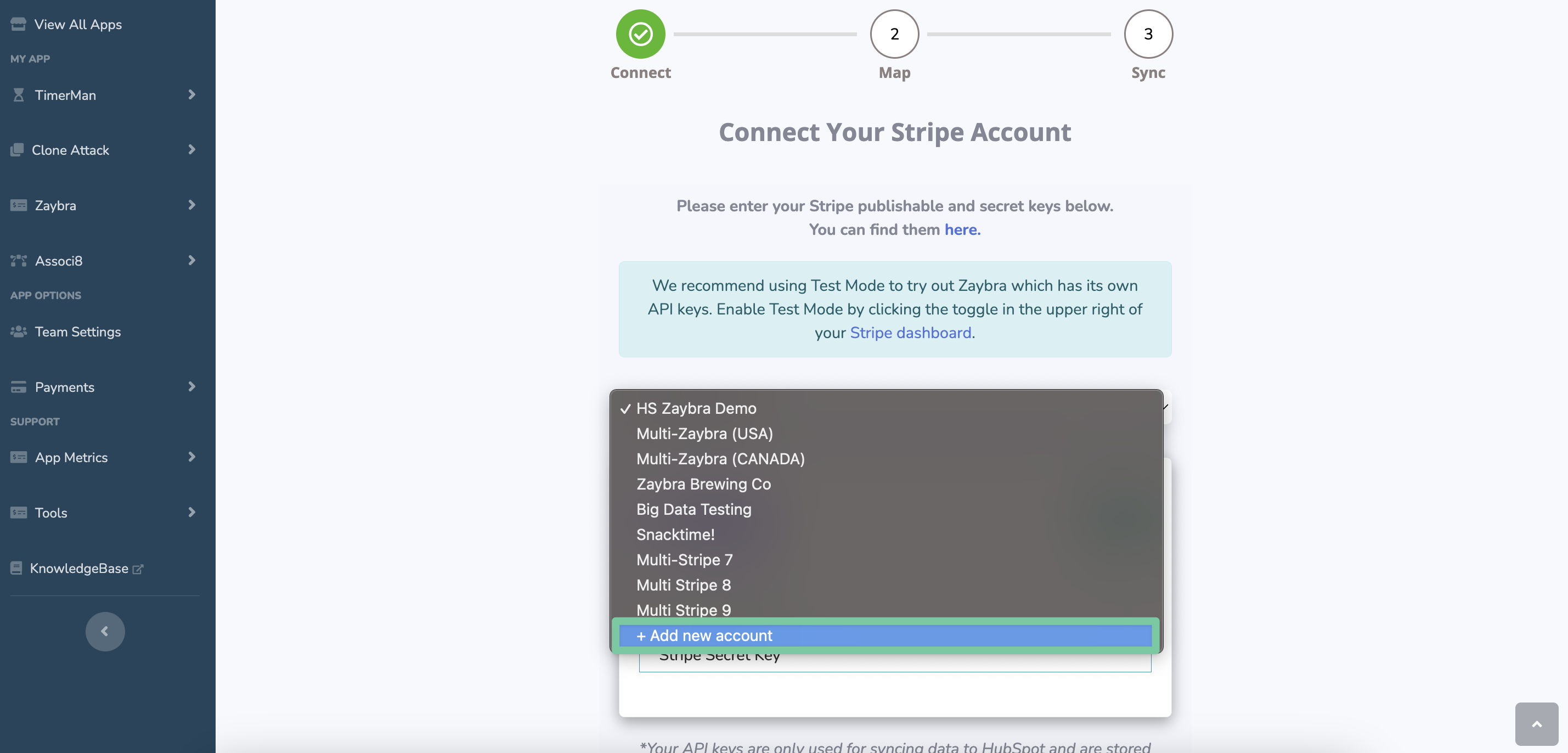 How To Sync Multiple Stripe Accounts To Hubspot Using Saas•hapily